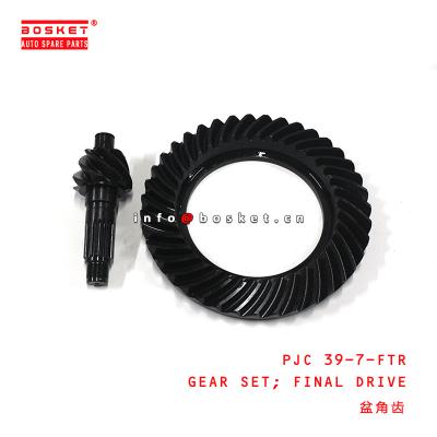 China Final Drive Gear Set PJC 39-7-FTR for ISUZU Trucks 26.85kg Heavy Duty for sale