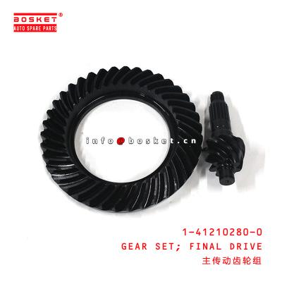China 1-41210280-0 Final Drive Gear Set 1412102800 for ISUZU XD 26.3kg for sale