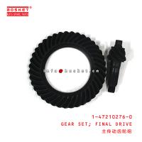 China ISUZU NKR Final Drive Gear Set 1472102760 1-47210276-0 25.05kg Replacement for sale