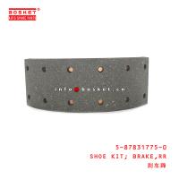 China Rear Brake Shoe Kit 5878317750 5-87831775-0 for ISUZU ELF 4HK1 8kg for sale