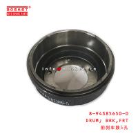 China Front Brake Drum 8943856500 8-94385650-0 for ISUZU NPR58 4BE1 20kg for sale