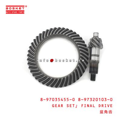 China ISUZU NPR66 4HF1 Final Drive Gear Set 8-97035455-0 8-97320103-0 10.7kg for sale