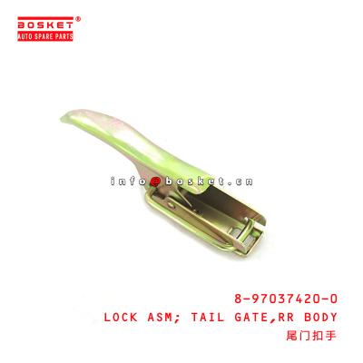 China ISUZU TFR Tail Gate Lock Assembly 8-97037420-0 8970374200 Rear Body Lock 0.22kg for sale