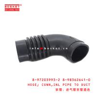 China ISUZU NPR Inlet Pipe to Duct Connecting Rod Hose 8972039932 8983626410 0.38kg for sale