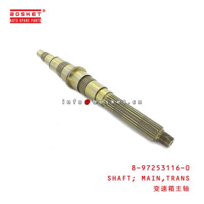 China ISUZU MYY6P Transmission Main Shaft 8-97253116-0 8972531160 6.6kg OEM Replacement for sale