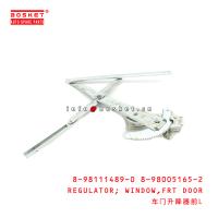 China Front Door Window Regulator 8981114890 8980051652 for ISUZU D-MAX 1.3kg for sale