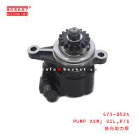 China ISUZU 6SA1 Power Steering Oil Pump Assembly 475-0524 5.9kg Hydraulic for sale