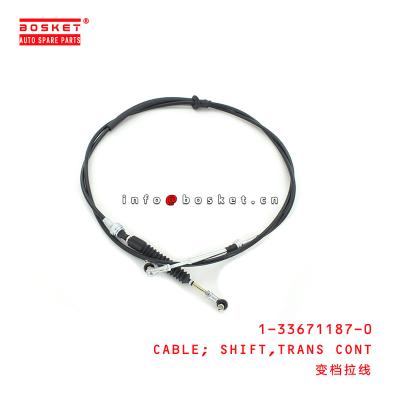 China Transmission Control Shift Cable 1336711870 1-33671187-0 for ISUZU FVR 6SD1T 1KG for sale