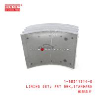 China Standard Front Brake Lining Set 1883113140 1-88311314-0 for ISUZU CXZ51K 6WF1 3.7kg for sale