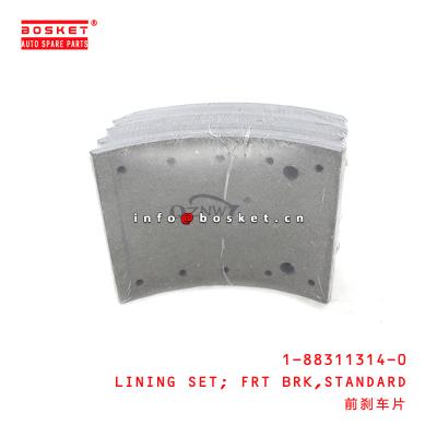 China Standard Front Brake Lining Set 1883113140 1-88311314-0 for ISUZU CXZ51K 6WF1 3.7kg for sale