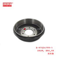 China ISUZU NHR Rear Brake Drum 8-97034799-1 8970347991 8.6kg Truck Chassis Parts for sale