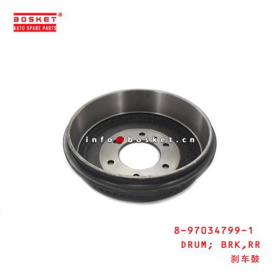 China ISUZU NHR Rear Brake Drum 8-97034799-1 8970347991 8.6kg Truck Chassis Parts for sale