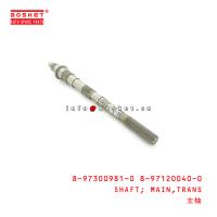 China ISUZU TFR17 4ZE1 Transmission Main Shaft 8973009810 8971200400 4KG for sale