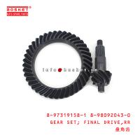 China ISUZU NPR Rear Final Drive Gear Set 8-97319158-1 8980920430 9KG for sale