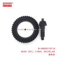 China ISUZU NKR Rear Final Drive Gear Set 8980921370 8-98092137-0 19.5kg Truck Chassis Parts for sale