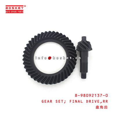 China ISUZU NKR Rear Final Drive Gear Set 8980921370 8-98092137-0 19.5kg Truck Chassis Parts for sale