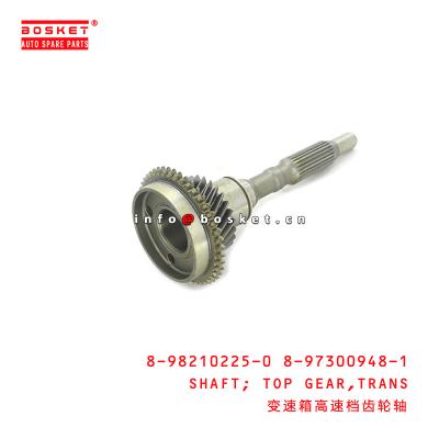 China Transmission Top Gear Shaft 8982102250 8973009481 for ISUZU TFR 3.3kg for sale