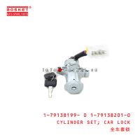 China ISUZU FRD 10PE1 6WF1 Car Lock Cylinder Set 1791381990 1791382010 1-79138199-0 for sale