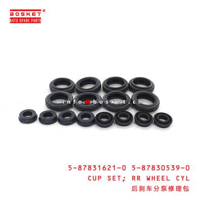 China ISUZU NKR55 4JB1 Rear Wheel Cylinder Cup Set 5878316210 5878305390 5-87831621-0 for sale