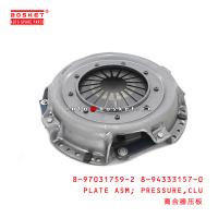 China ISUZU NKR58 4BE1 Clutch Pressure Plate Assembly 8-97031759-2 8-94333157-0 8970317592 8943331570 for sale
