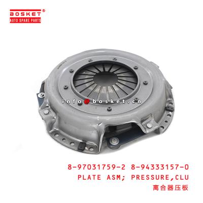China ISUZU NKR58 4BE1 Clutch Pressure Plate Assembly 8-97031759-2 8-94333157-0 8970317592 8943331570 for sale