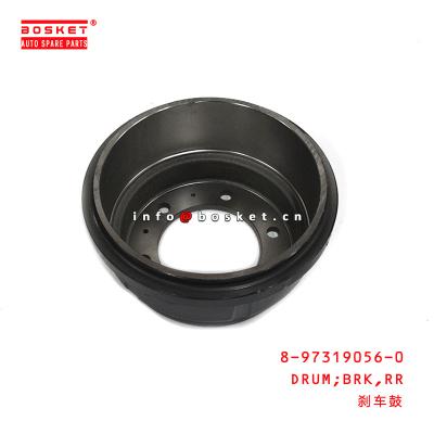 China 8-97319056-0 Rear Brake Drum 8973190560 for ISUZU ELF400 Durable Braking for sale