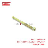 China ISUZU FVR34 6HK1T Front Leaf Spring Center Bolt 1-51156328-0 1511563280 0.29kg for sale