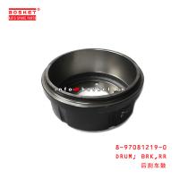 China ISUZU NPR Rear Brake Drum 8-97081219-0 8970812190 for 4HF1 4HK1 22.05kg for sale