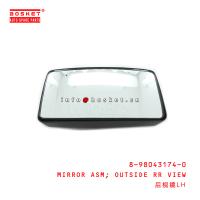 China Outside Rear View Mirror Assembly 8980431740 for ISUZU NPR 4HK1 2.1kg for sale