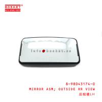 China Outside Rear View Mirror Assembly 8980431740 for ISUZU NPR 4HK1 2.1kg for sale