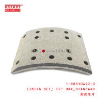 China Standard Front Brake Lining Set 1883104970 1-88310497-0 for ISUZU CXZ51 VC46 6WF1 for sale