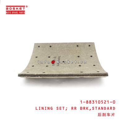 China ISUZU CXZ51 VC46 6WF1 Standard Rear Brake Lining Set 1883105210 1-88310521-0 4.02kg for sale