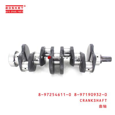 China ISUZU 600P Crankshaft 8972546110 8971909320 8-97254611-0 8-97190932-0 23.85kg Engine Part for sale