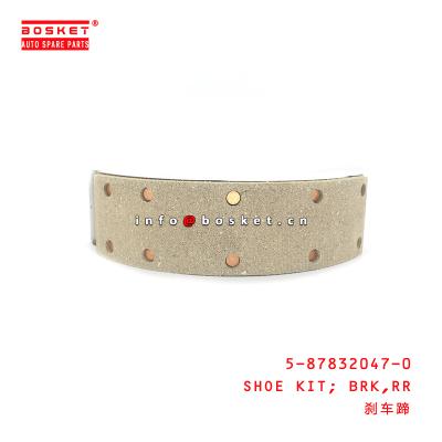 China Rear Brake Shoe Kit 5878320470 for ISUZU NKR 4HK1 6.32kg for sale
