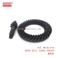 China PJC 39-6-FTR Final Drive Gear Set for ISUZU FTR 27.6kg Heavy Duty for sale