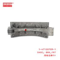 China Front Brake Shoe 1471207091 1-47120709-1 for ISUZU FTR Truck 15kg for sale