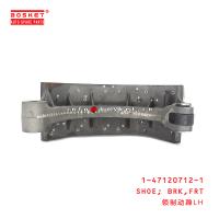 China Front Brake Shoe 1-47120712-1 1471207121 for ISUZU FTR 15kg Heavy Duty for sale