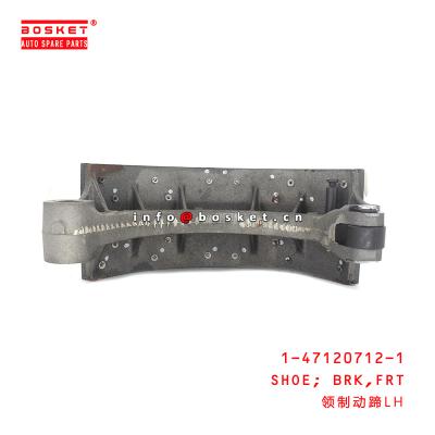 China Front Brake Shoe 1-47120712-1 1471207121 for ISUZU FTR 15kg Heavy Duty for sale