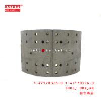 China Rear Brake Shoe 1471703250 1471703260 for ISUZU CXZ51K 6WF1 12.1kg for sale