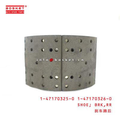 China Rear Brake Shoe 1471703250 1471703260 for ISUZU CXZ51K 6WF1 12.1kg for sale