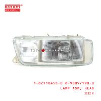 China ISUZU CXZ51L 6WF1 Head Lamp Assembly 1-82110455-0 8-98097190-0 1821104550 8980971900 for sale