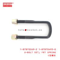 China Front Spring U-Bolt Set 1-87870269-2 1-87870493-0 for ISUZU CXZ81K 10PE1 1.85kg for sale