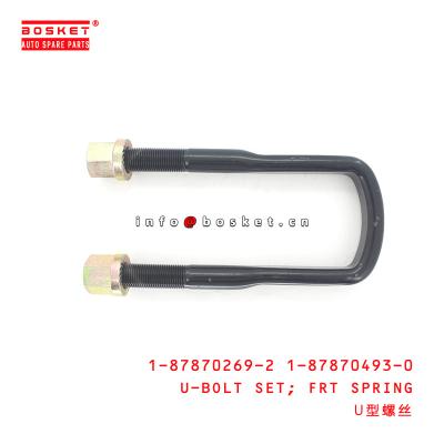 China Front Spring U-Bolt Set 1-87870269-2 1-87870493-0 for ISUZU CXZ81K 10PE1 1.85kg for sale