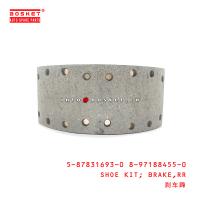 China Rear Brake Shoe Kit 5878316930 8971884550 for ISUZU 700P 4HK1 9.5kg for sale