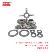 China ISUZU NPR66 Rear Final Drive Assembly 89801513000 8970354170 40kg for 4HG1 4HF1 for sale