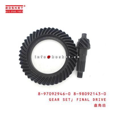 China ISUZU NPR Final Drive Gear Set 8-97092946-0 8-98092143-0 16.4kg Heavy Duty Replacement for sale