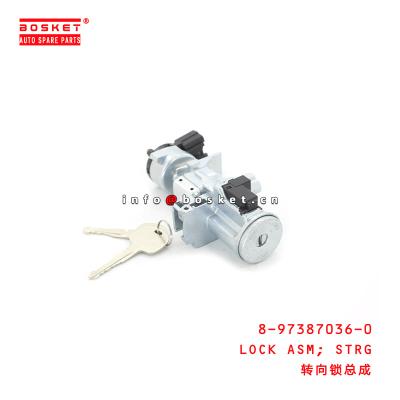 China Steering Lock Assembly 8-97387036-0 8973870360 for ISUZU NPR75 NLR85 0.62kg for sale