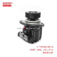 China Power Steering Oil Pump Assembly 1-19500189-0 for ISUZU SBSCSD 6BD1 5kg for sale
