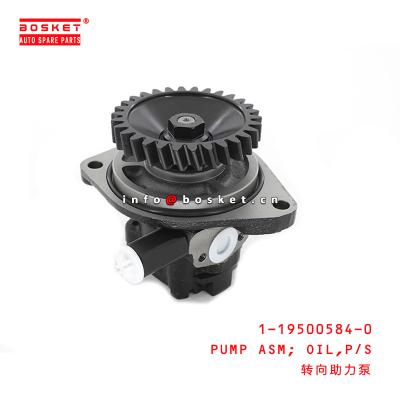 China Power Steering Oil Pump Assembly 1-19500584-0 for ISUZU FSR32 6HH1 1195005840 3.54kg for sale