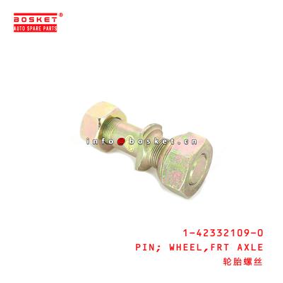 China ISUZU 1-42332109-0 Front Axle Wheel Pin 1423321090 FVR33 6HH1 0.3kg for sale